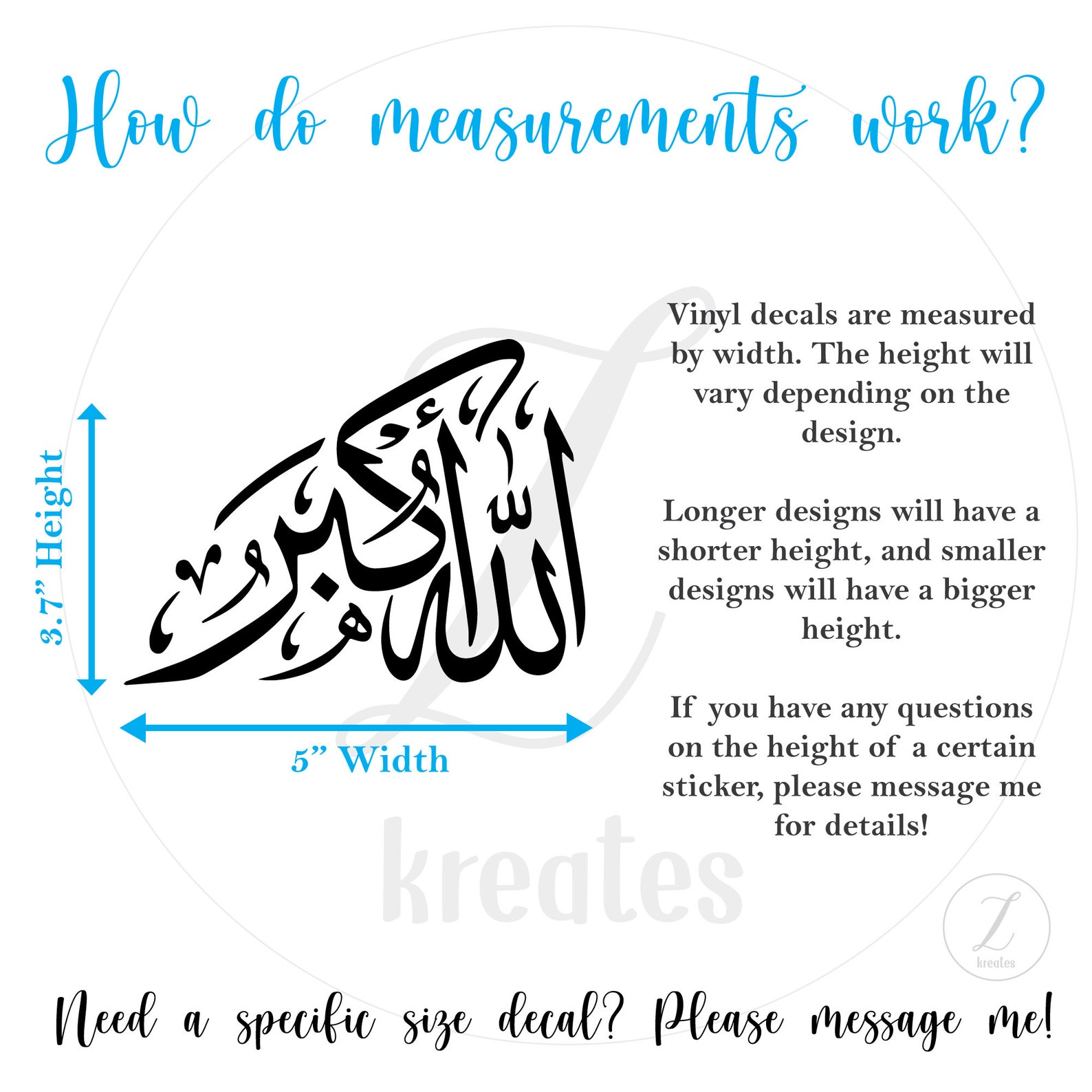 Mashallah Tabarkallah Vinyl Decal Muslim Stickers Islamic | Etsy