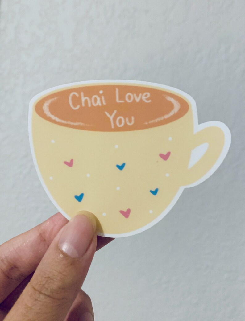 Chai Cup Vinyl Sticker Tea Sticker Muslim Decals & Stickers | Etsy