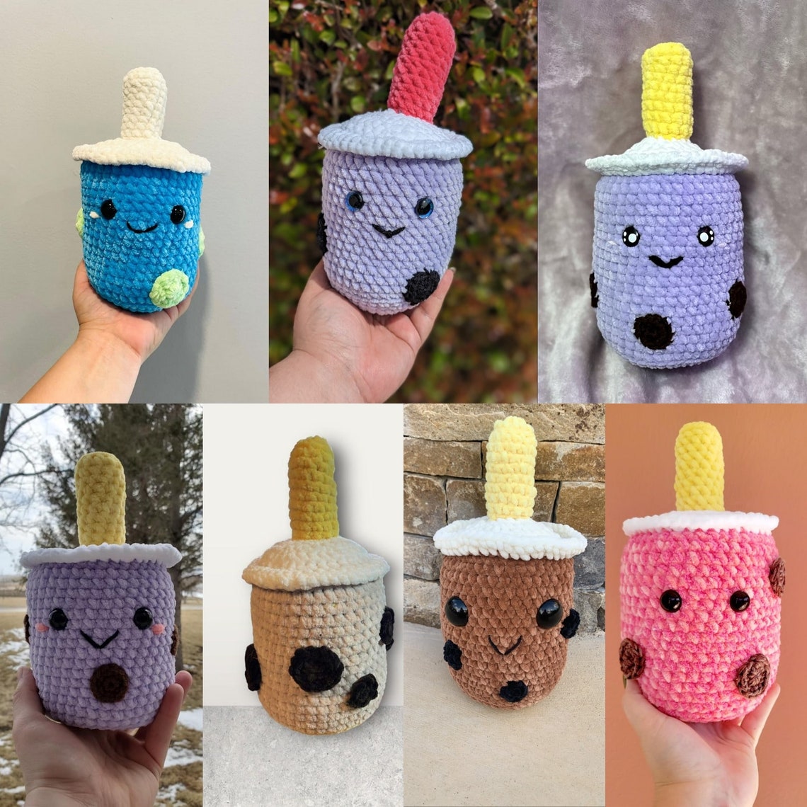 Boba Squish Crochet Pattern - Etsy