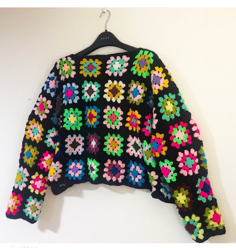 Granny Square Jumper - Etsy UK