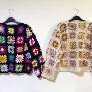 CROCHET PATTERN Granny Square Jumper - Etsy