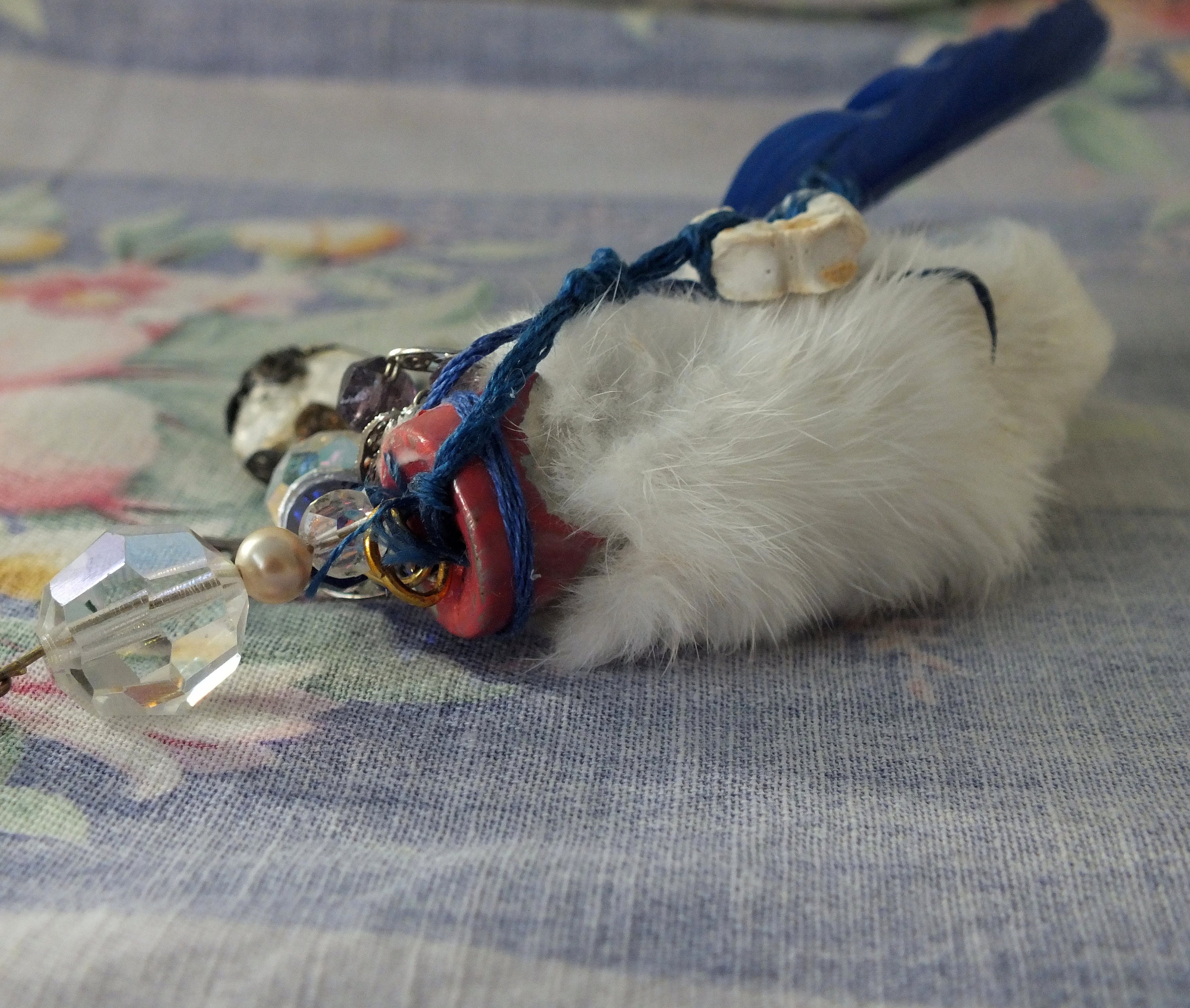 Voodoo Rabbits Foot Amulet, Spirit of Freda Erzule Goddess of Love and ...