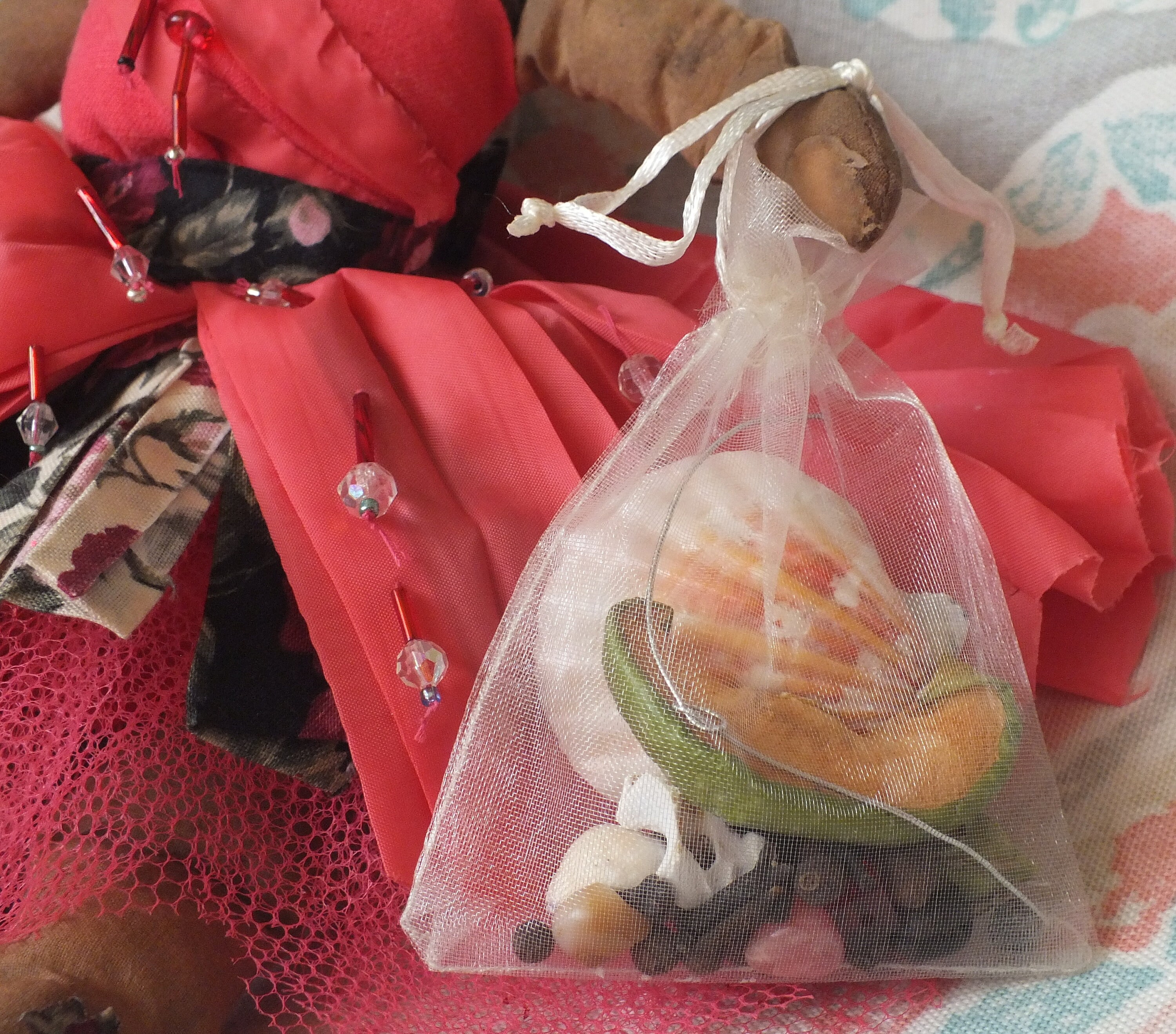 Erzulie Freda Voodoo Doll, Loa of Love Goddess, OOAK Handmade With ...