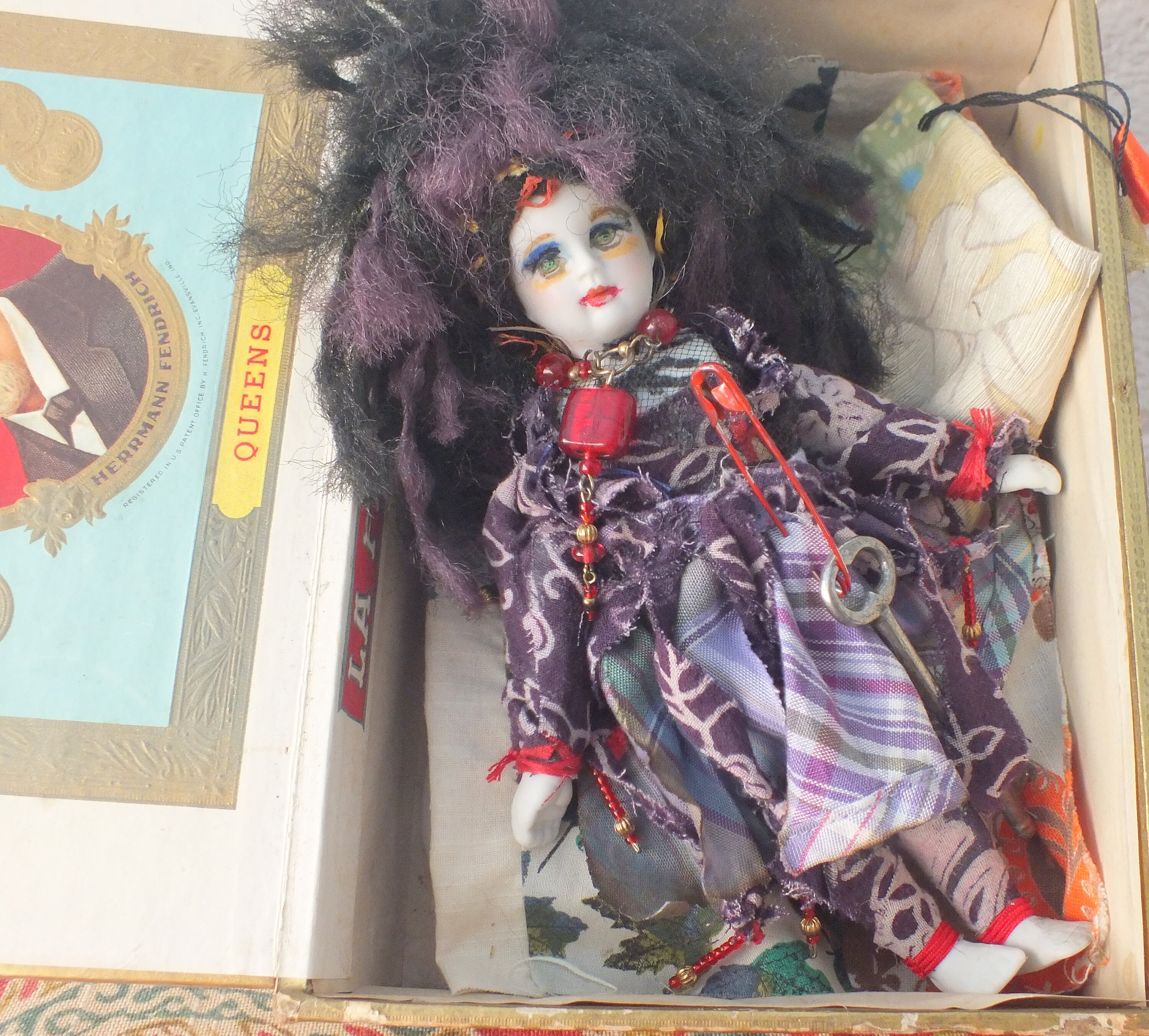 Blessing Voodoo Box, Voodoo Doll, Gullah Gris Gris, Black Salt, Spells ...