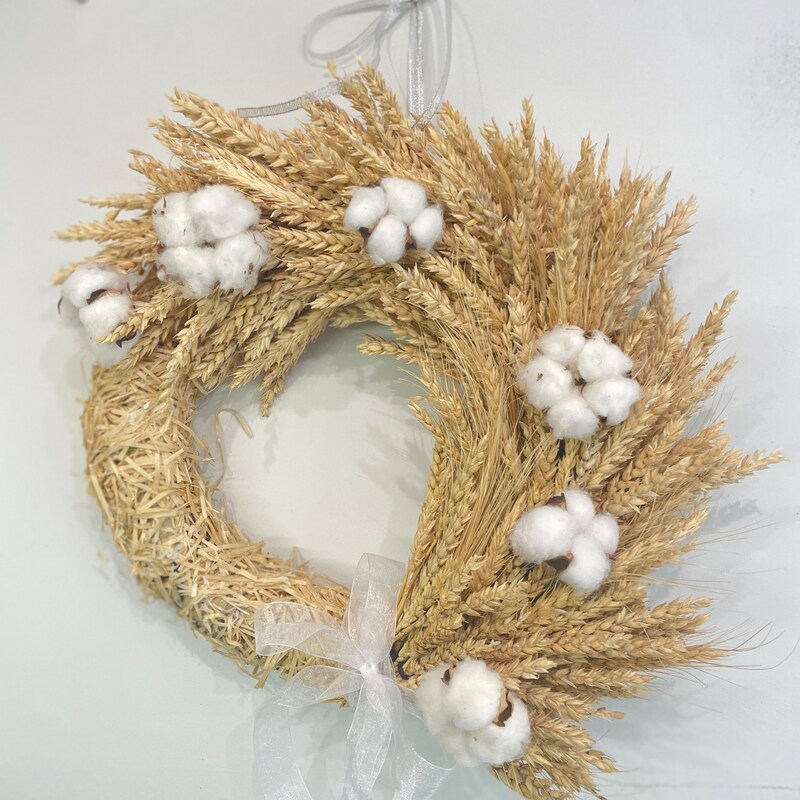 Wheat Wreath - Etsy