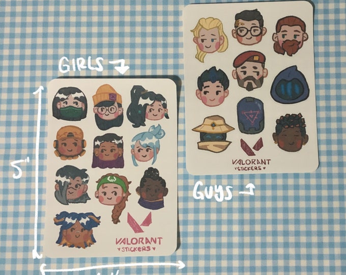 Phoenix Valorant Sticker / Valorant Chibi Vinyl Sticker / Valorant ...