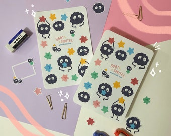 Soot Sprites Planner Stickers Anime Kawaii Planner - Etsy