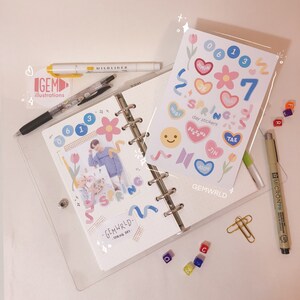 BTS Spring Day Sticker Set - Etsy
