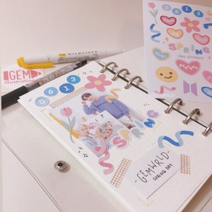 BTS Spring Day Sticker Set - Etsy