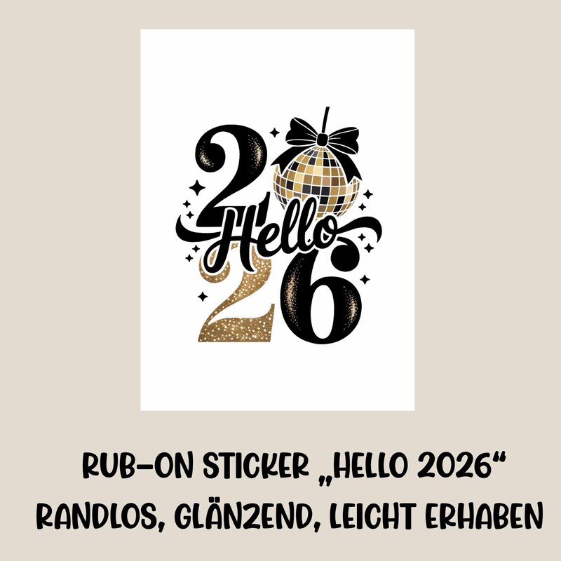 Hello 2026 sticker - Etsy.de