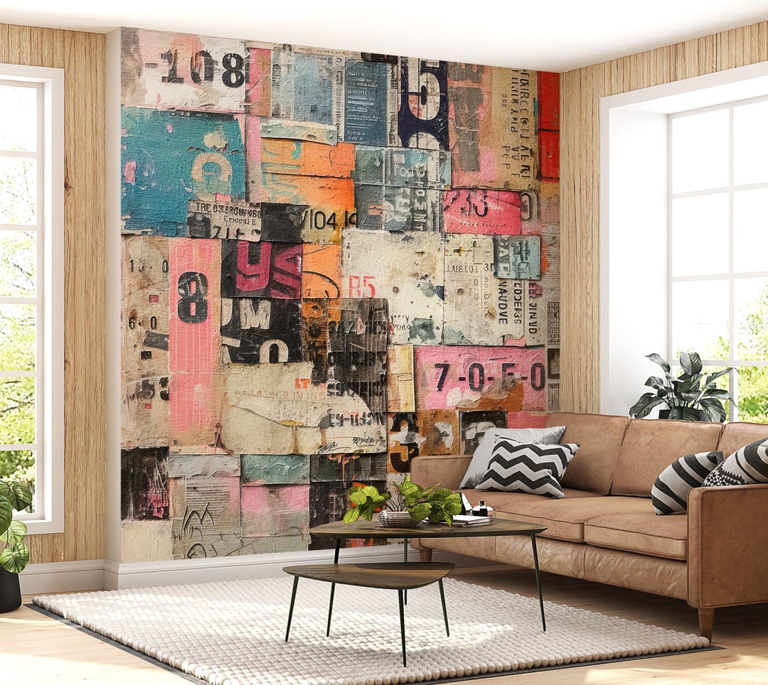 Traditional Non-pasted Wallpaper, Peel and Stick Wallpaper, Removable ...