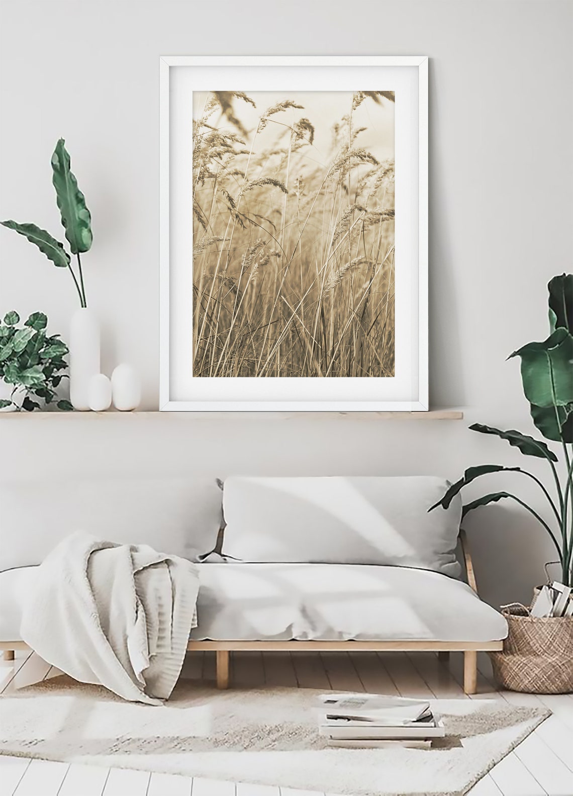 Printable Digital Download Dried Grass Poster Nature Wall - Etsy