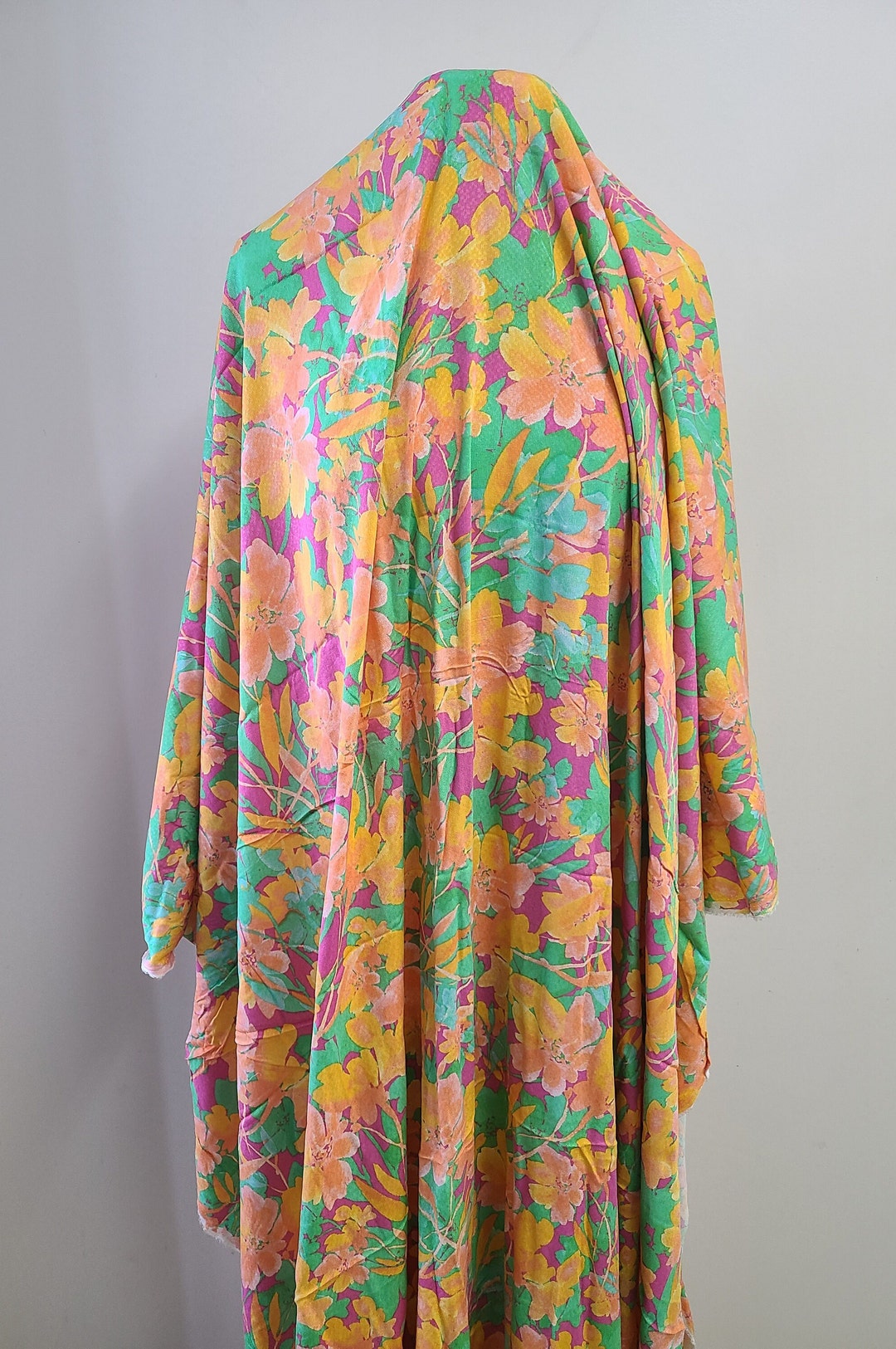 ECO Friendly, 100% Rayon Jacquard Print Fabric for Women Clothing, Sold ...