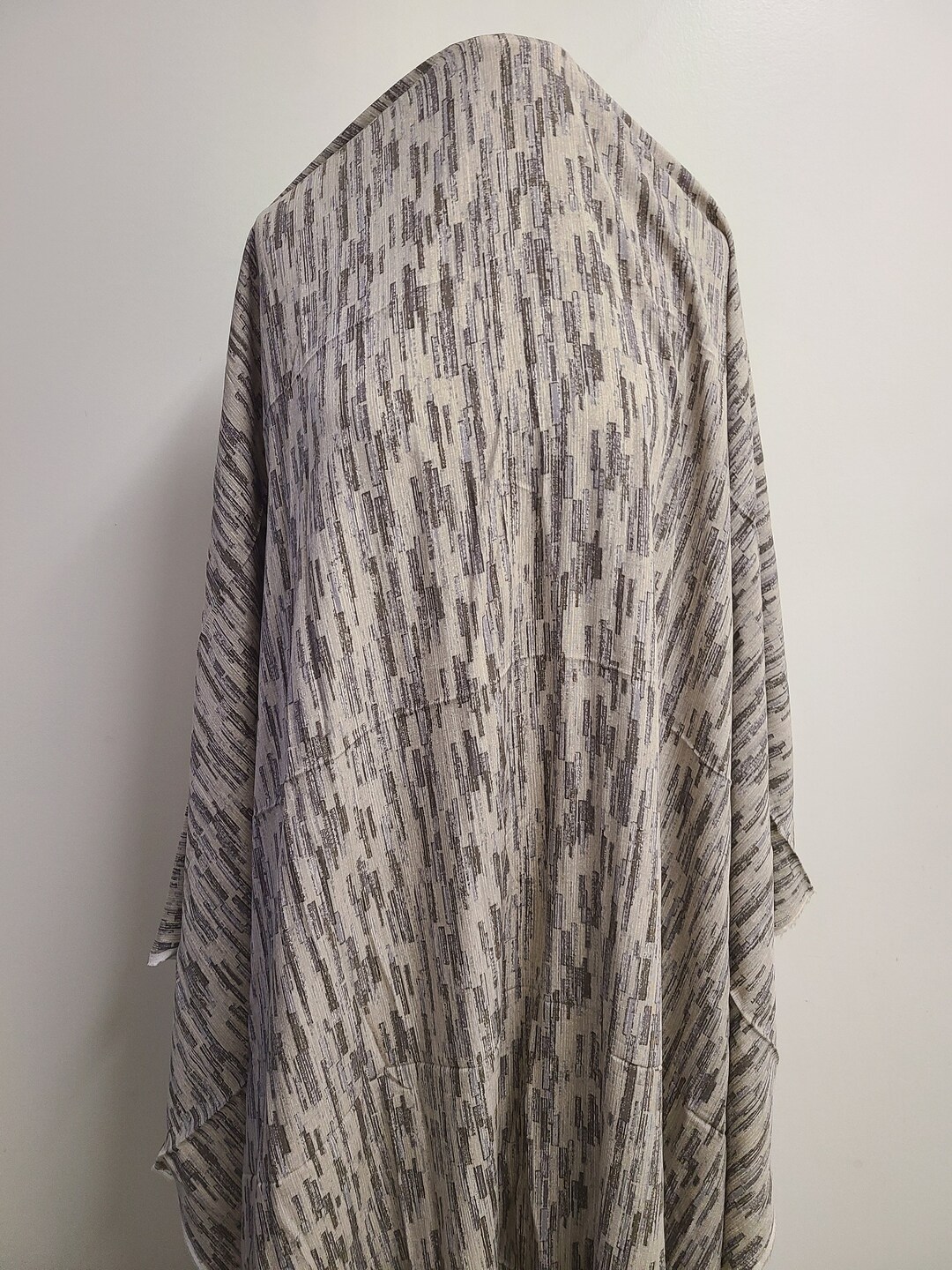 Rayon Slub Fabric: Geo Print Woven Material for Clothing - Etsy