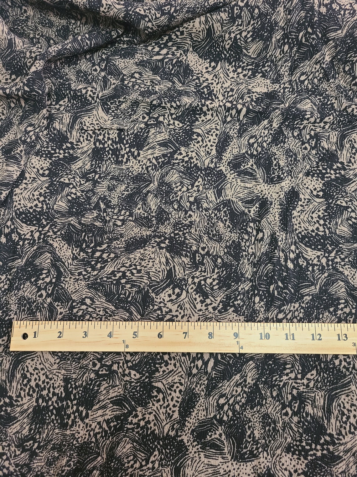 Crinkle Rayon Print Fabric Rayon Gauze Print Fabric Black - Etsy