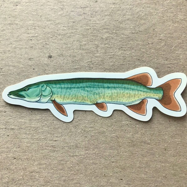 Muskellunge Sticker - Etsy