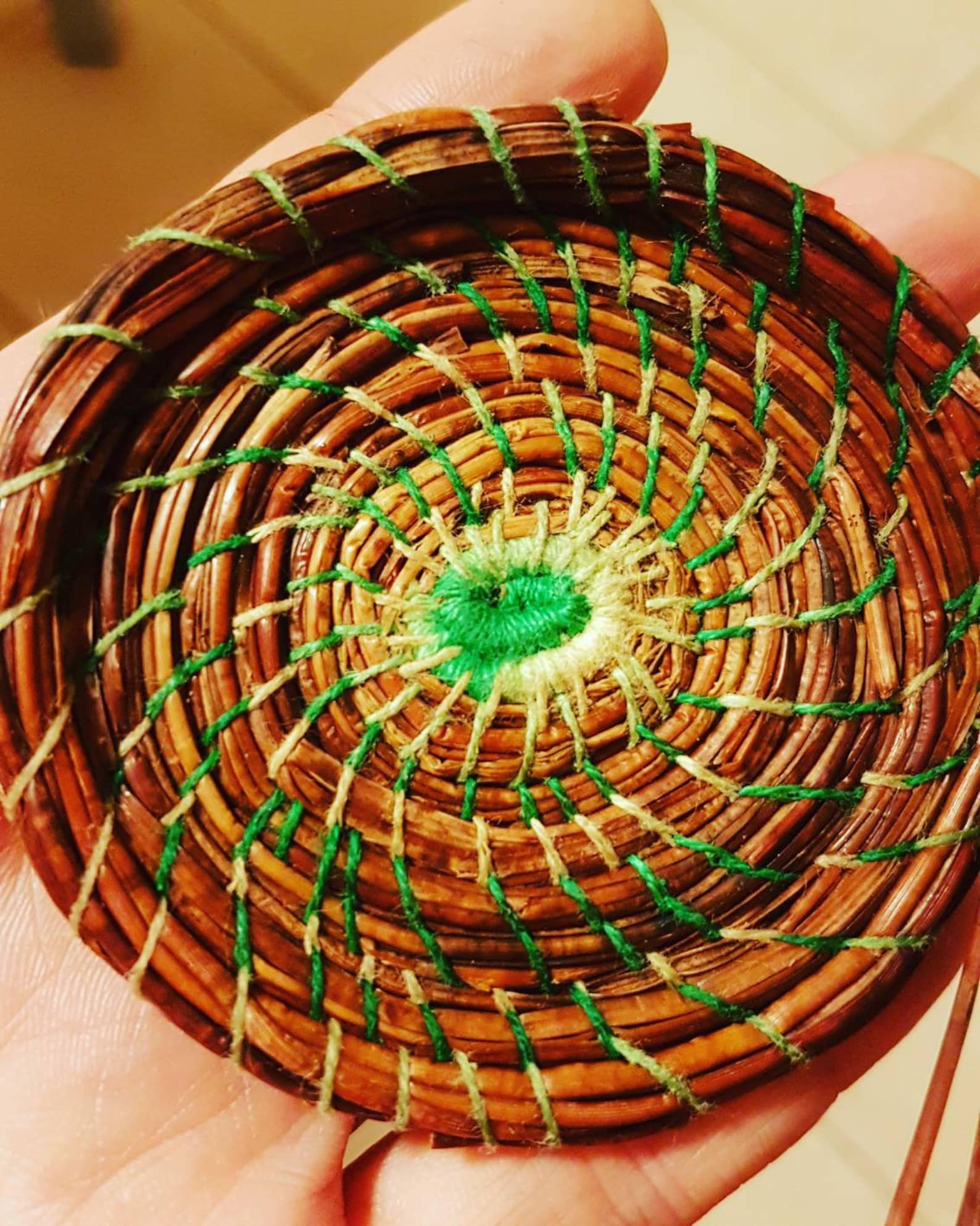 PINE NEEDLE Hand Made Basket Weaving - Etsy