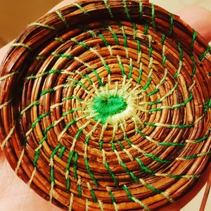 PINE NEEDLE Hand Made Basket Weaving - Etsy