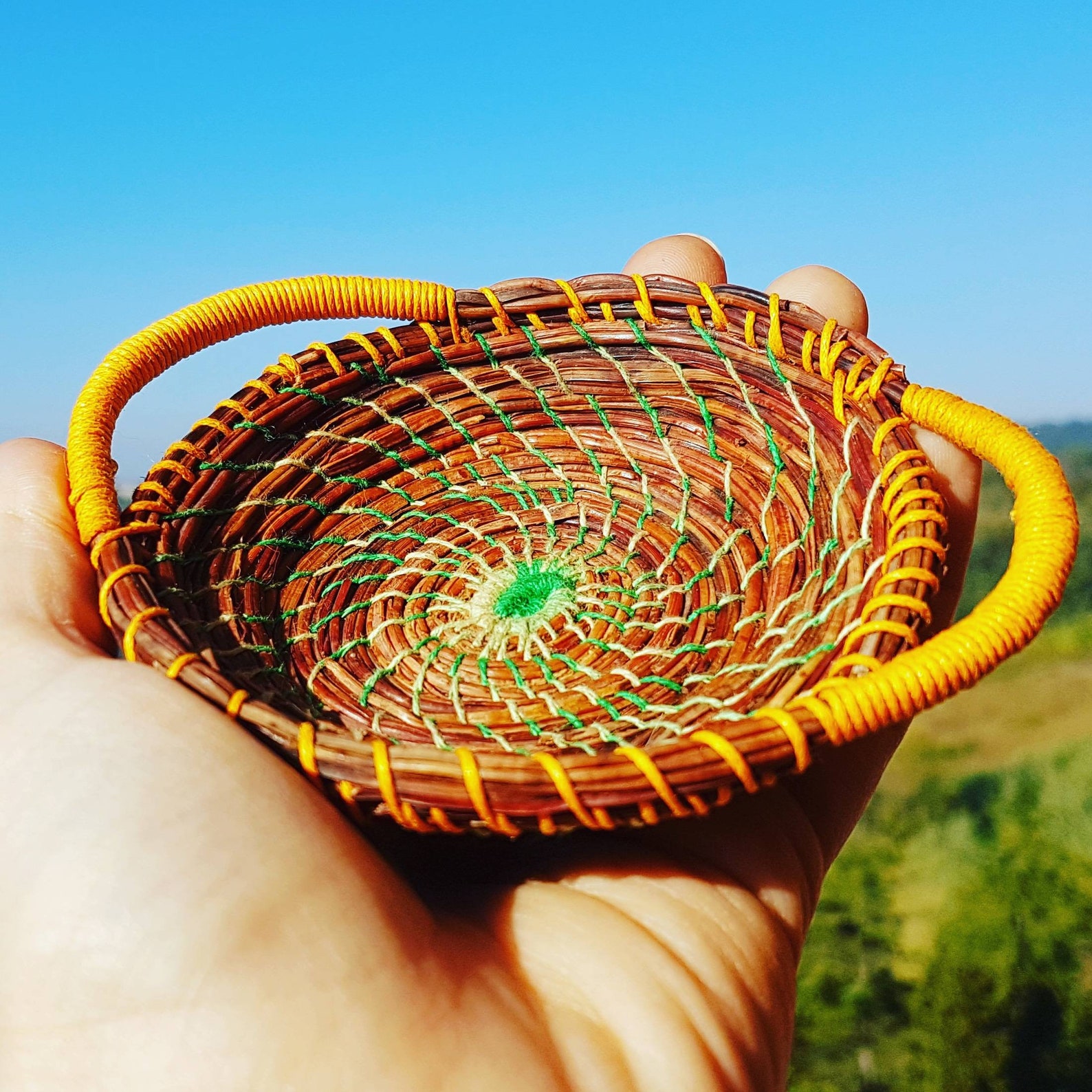 PINE NEEDLE Hand Made Basket Weaving - Etsy Canada