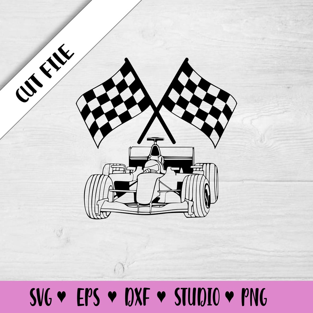 Race car Formula 1 racing car SVG Cut File Dxf Eps Png - Etsy Nederland