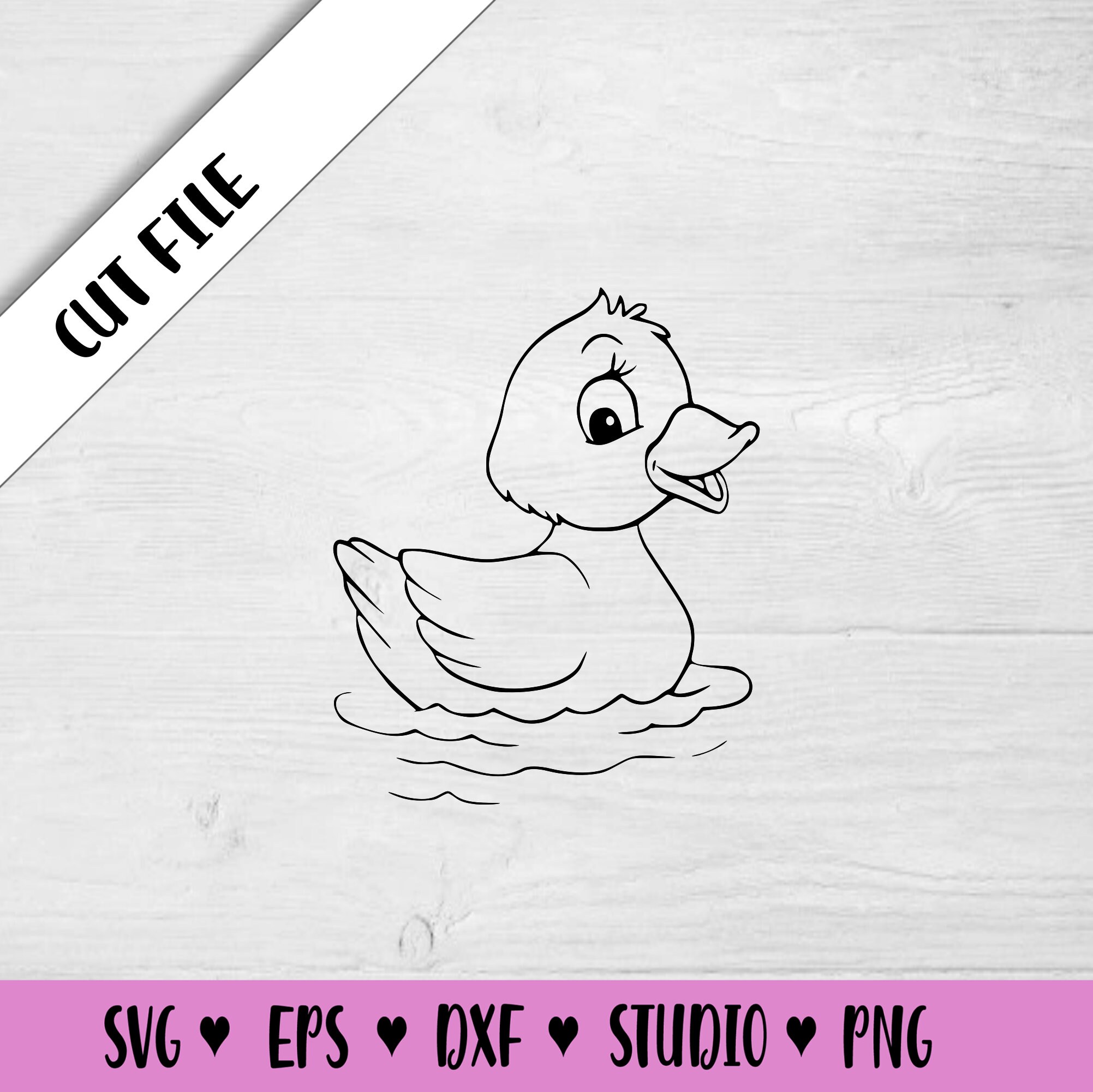 Baby Ente SVG Enten svg Ente Vektor Cut File für Cricut und - Etsy