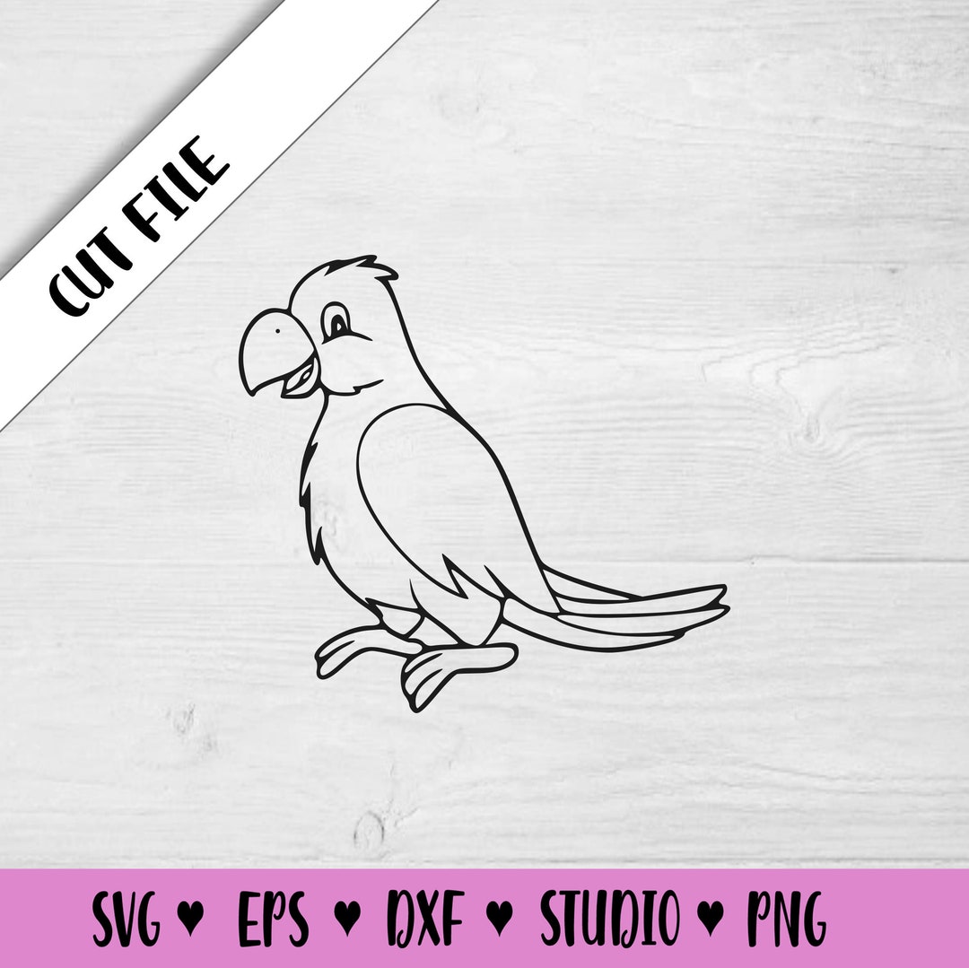 Parrot / Macaw a Vector Cut File for Cricut and Silhoutte - Etsy Singapore