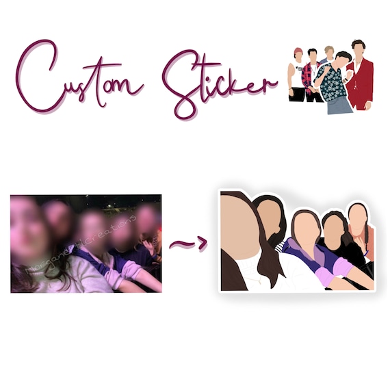 Autocollant photo personnalisé - Etsy France