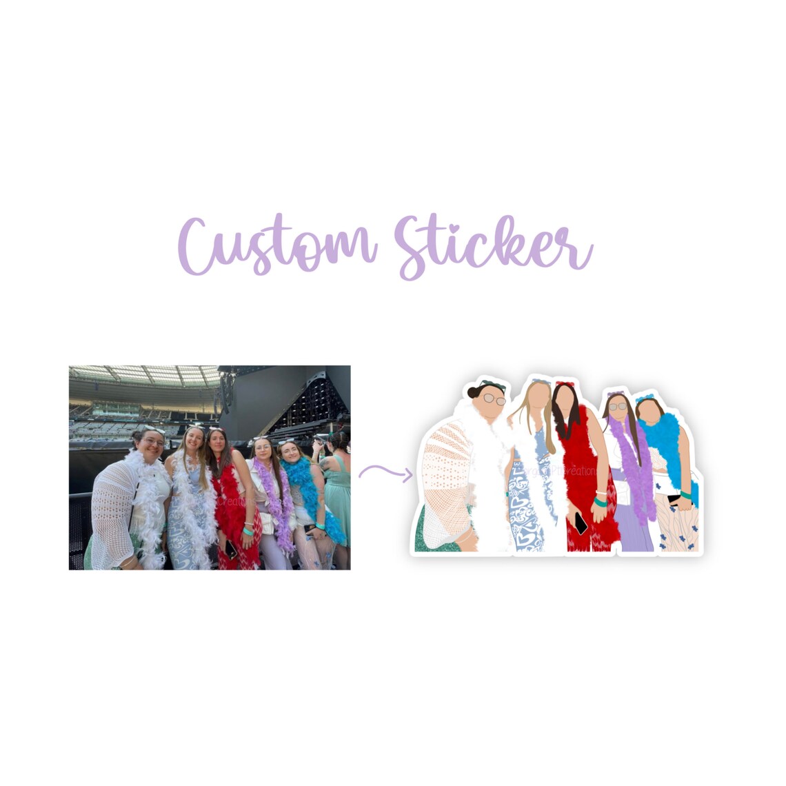 Autocollant photo personnalisé - Etsy France