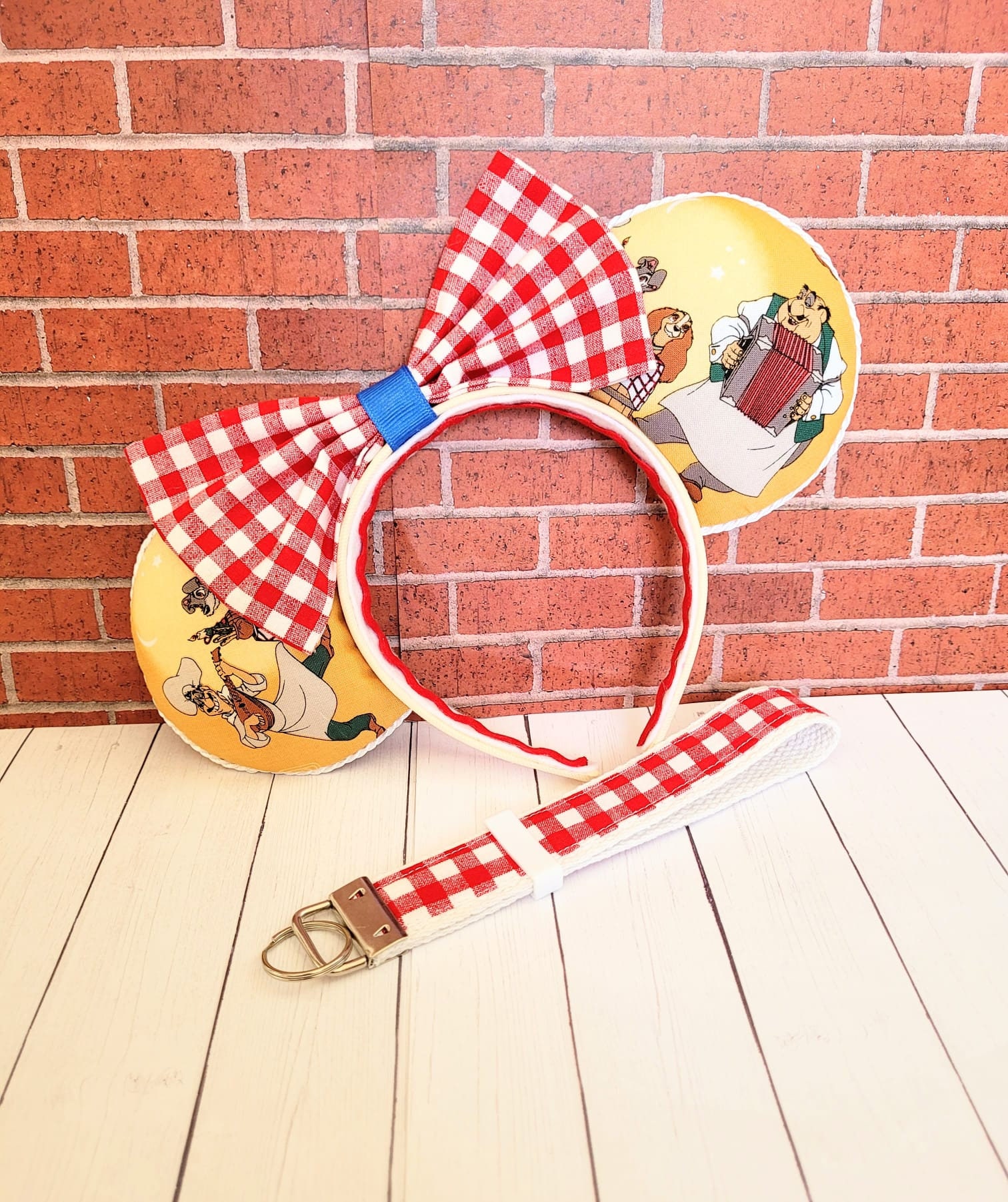 Lady and the Tramp Ears Mouse Ears Handmade Ears Bow - Etsy