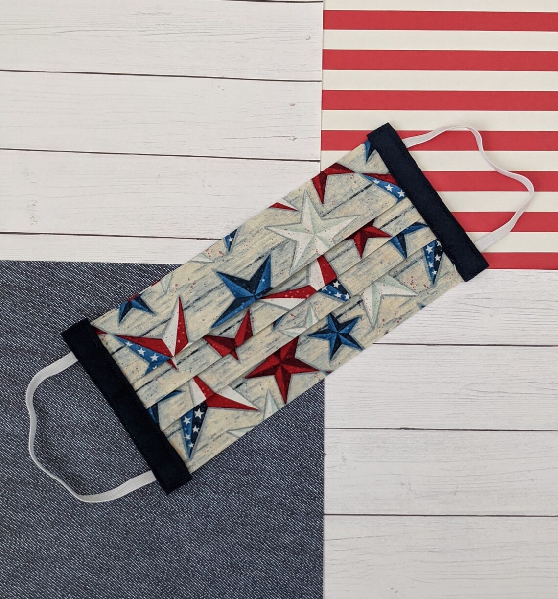 4th of July themed Face Mask Washable Face Mask Memorial | Etsy