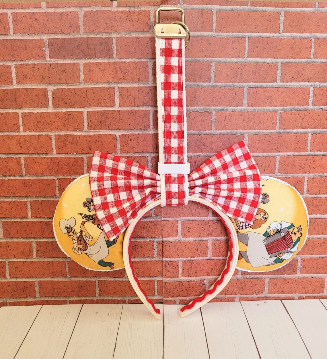 Lady and the Tramp Ears Mouse Ears Handmade Ears Bow | Etsy