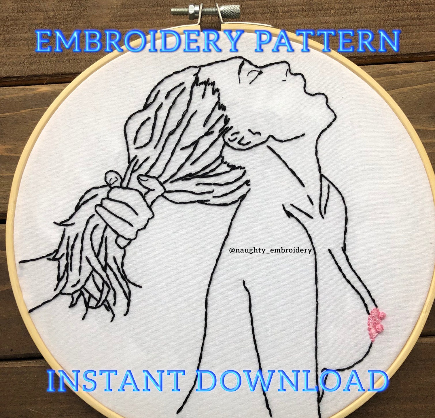 Helping Hand Hand Embroidery 8 Inch PDF Pattern ONLY | Etsy