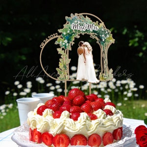 Lesbian Wedding Cake Topper, LGBTQ Cake Topper, Same Sex Cake Sign ...