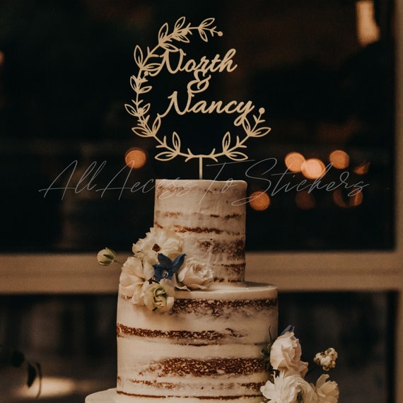 Personalized Name Cake Toppers