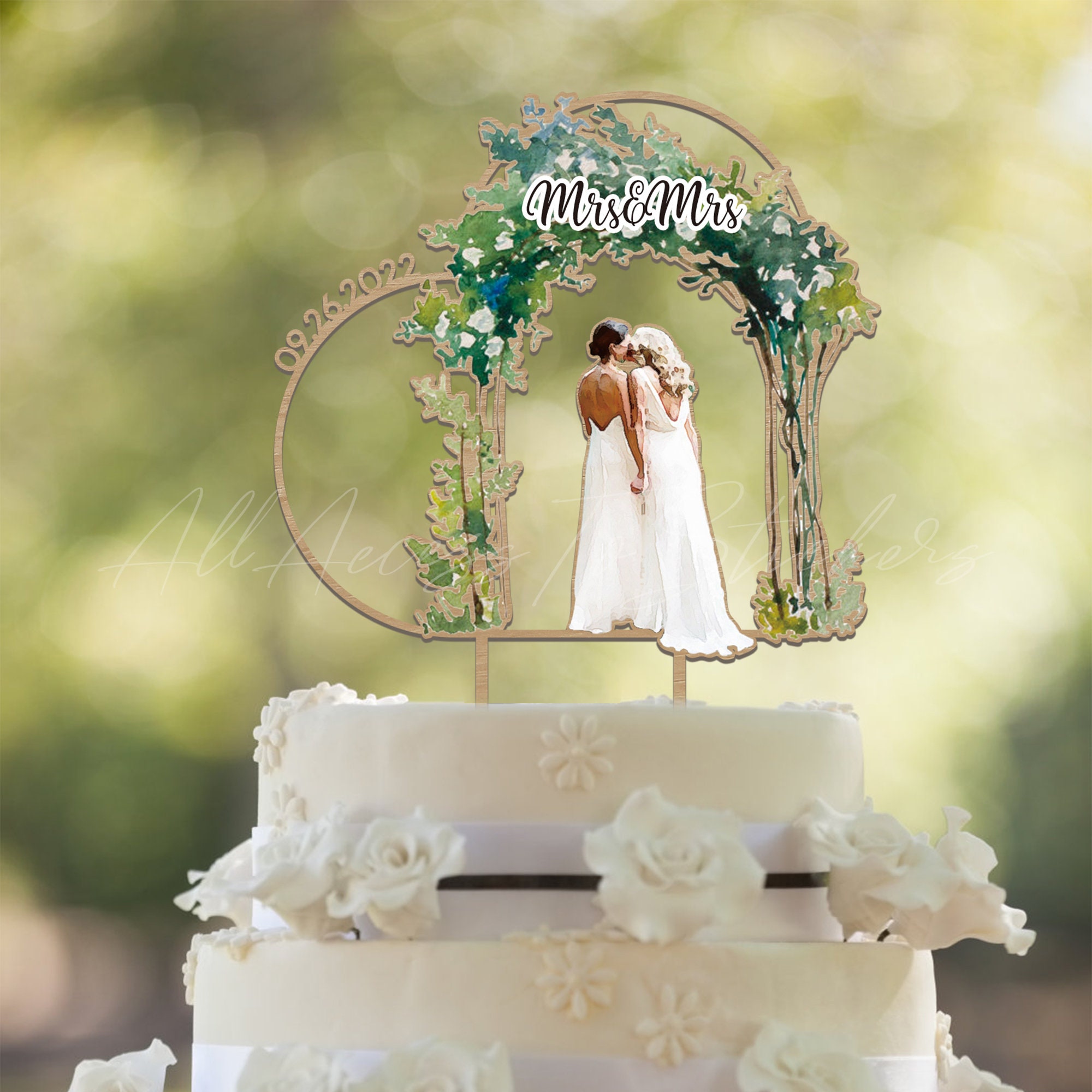 Lesbian Wedding Cake Topper LGBTQ Cake Topper Same Sex Cake - Etsy ...