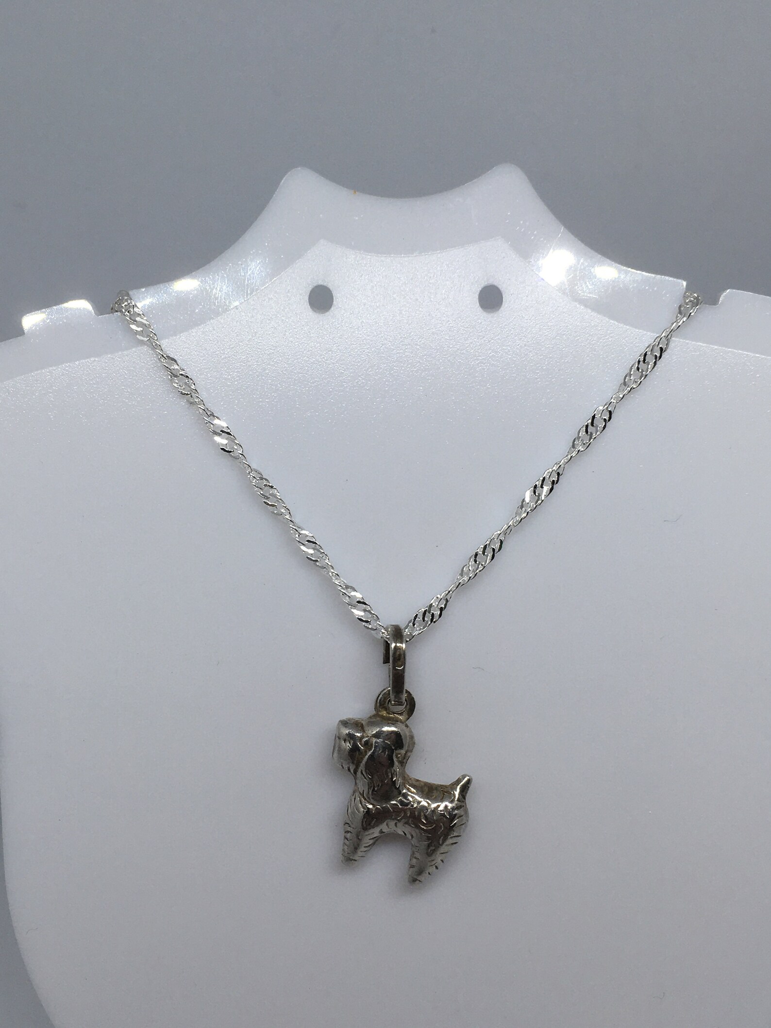 Vintage Sterling Silver Dog Necklace Love Anniversary - Etsy New Zealand