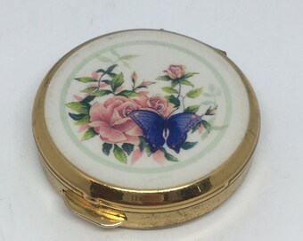 Vintage Stratton Pill Box - Etsy