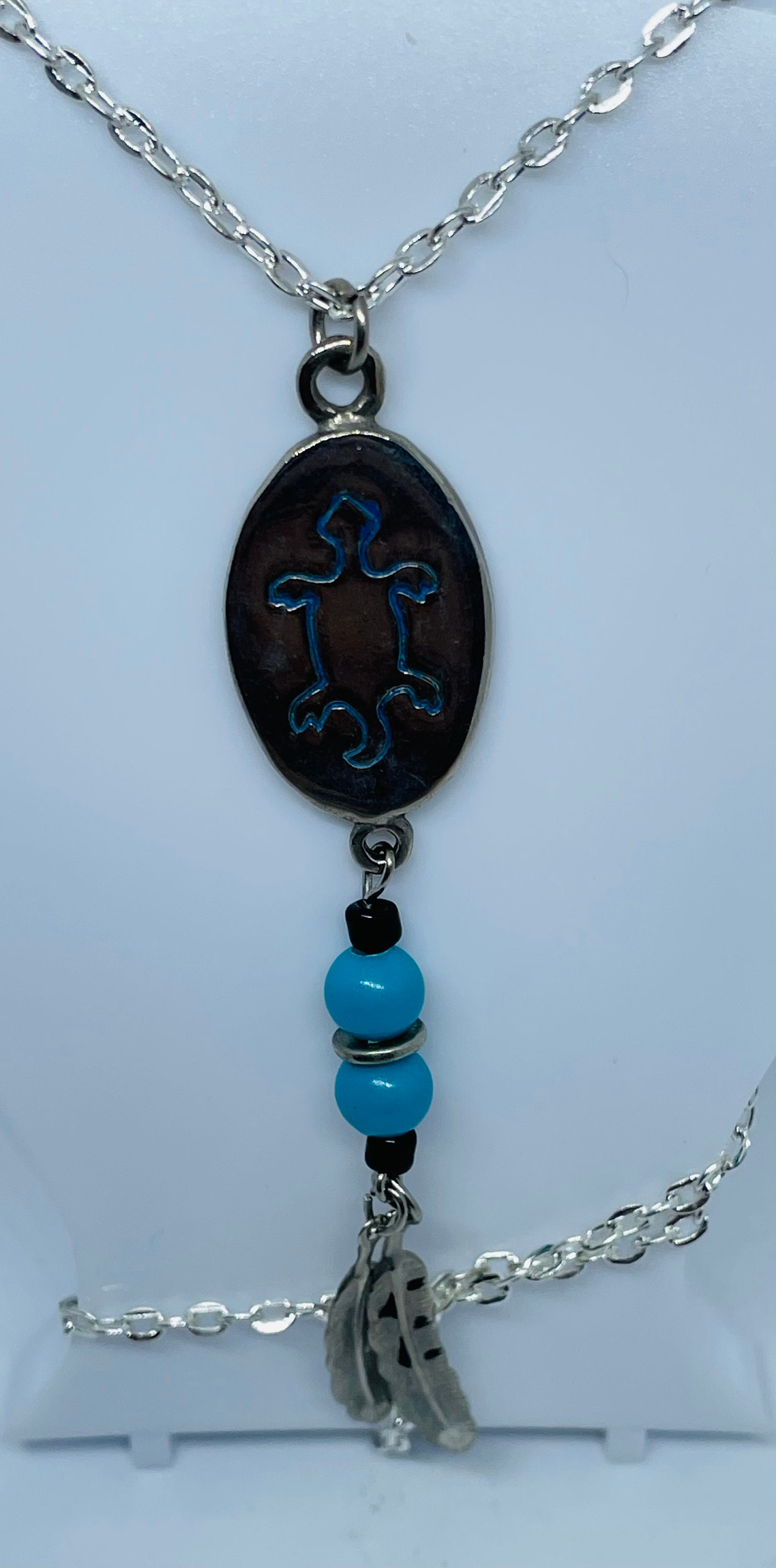 Navajo Dream Catcher Native American Feather Pendant Necklace - Etsy