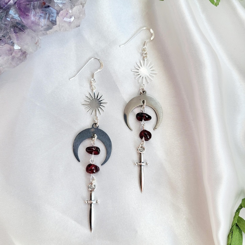 Sword With Garnets - Etsy UK