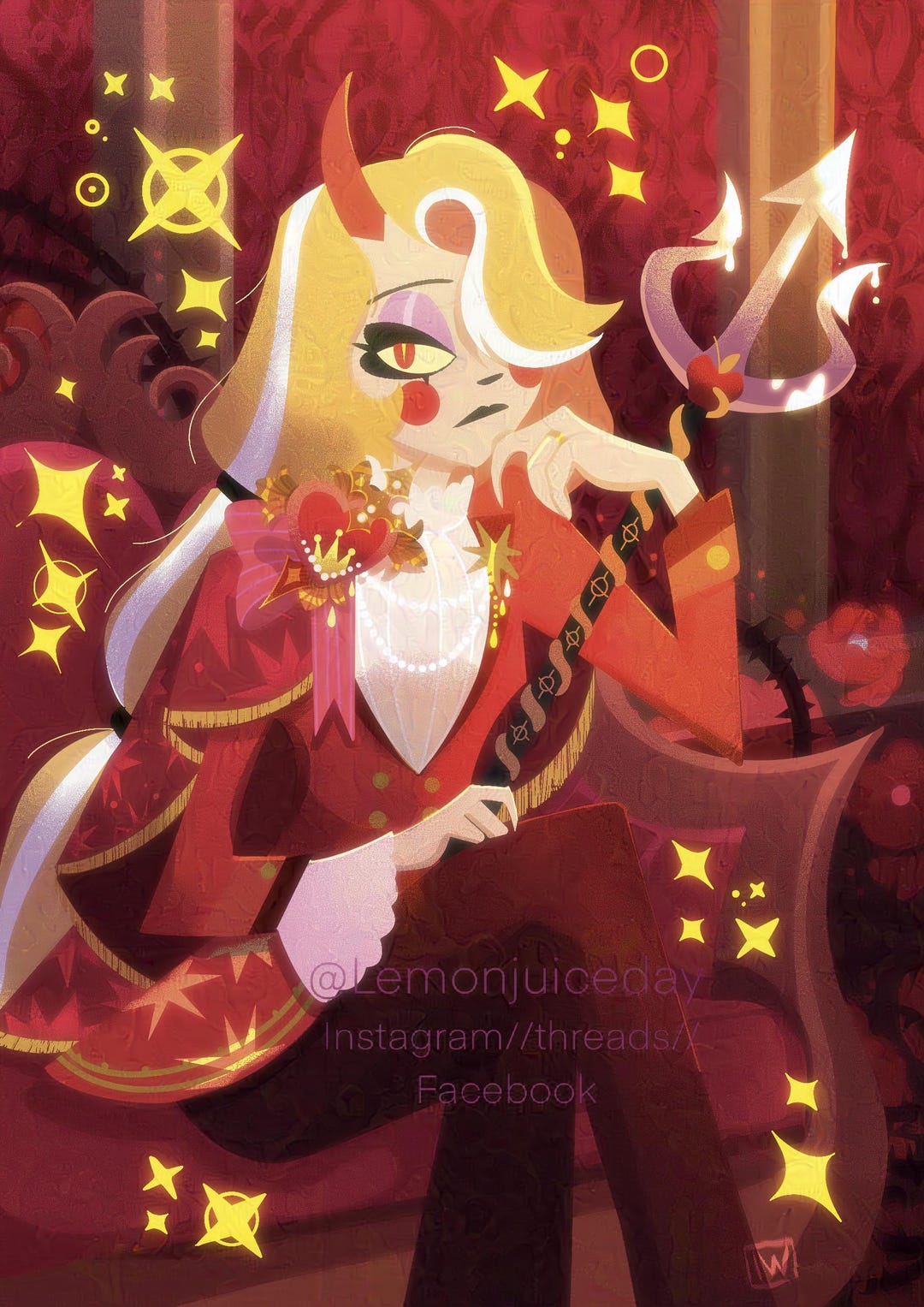 The Queen of Hell - Print A4 - Etsy