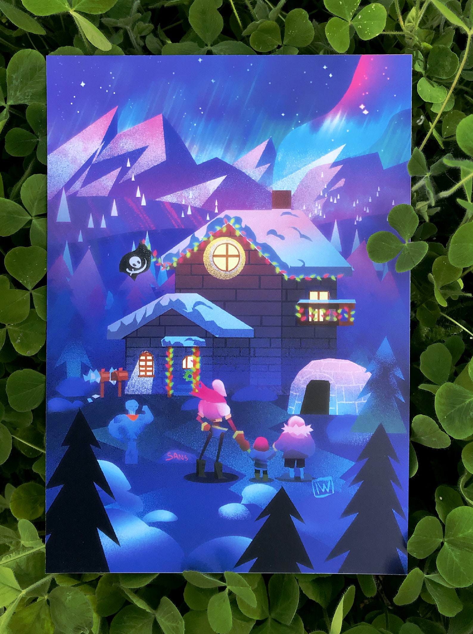 Papyrus & Sans House A5 Print - Etsy Hong Kong