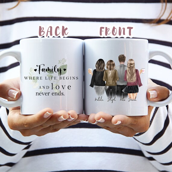 Personalized Family Mug Family Mug Custom Family Mug Family - Etsy