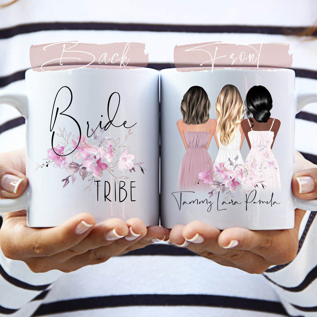 Bride Tribe Mug | Bridesmaids Mug | Bride's Tribe Coffee Mug | Bride ...