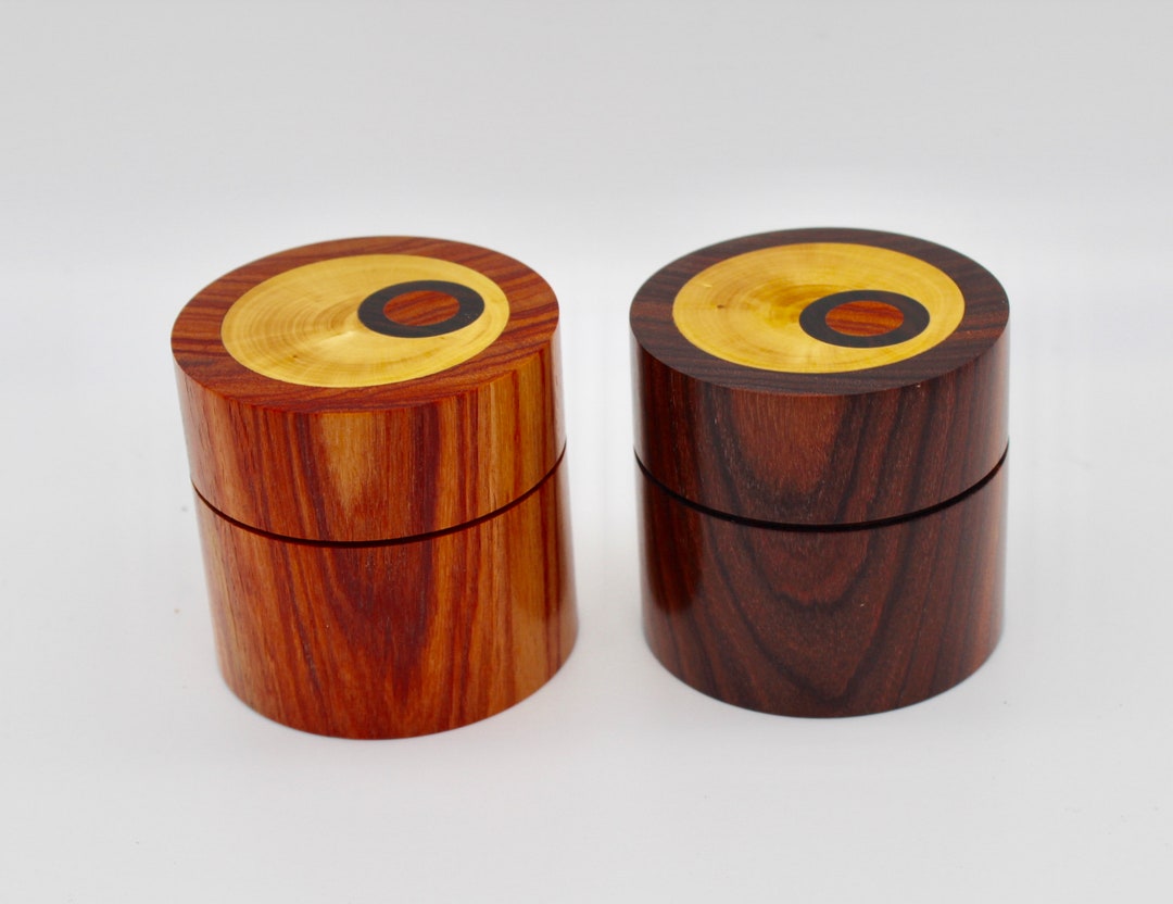 Turned Wooden Box - Etsy