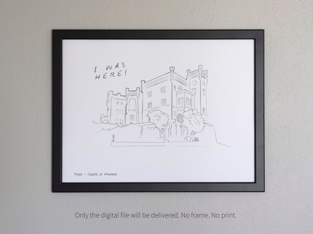 Italy Wall Art Single Line Drawing Digital Download Travel Wall Art ...