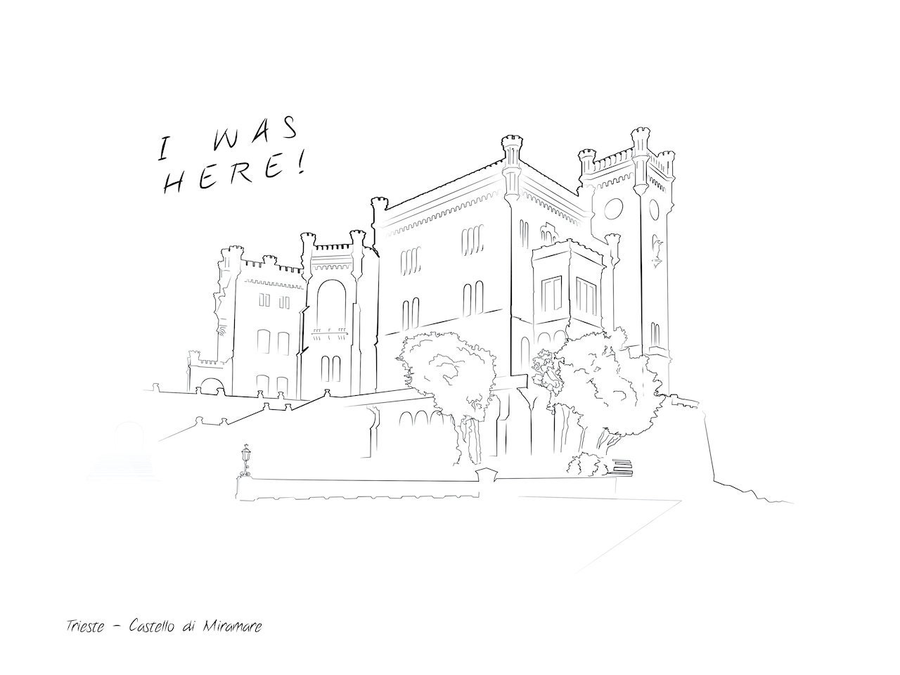 Italy Wall Art Single Line Drawing Digital Download Travel Wall Art ...