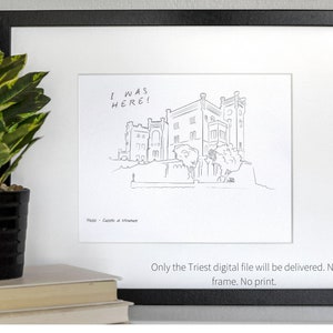 Italy Wall Art Single Line Drawing Digital Download Travel Wall Art ...