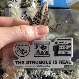 4 Fish Tank Decal Stickers Aquarium Gifts Laptop Hobby Vinyl - Etsy