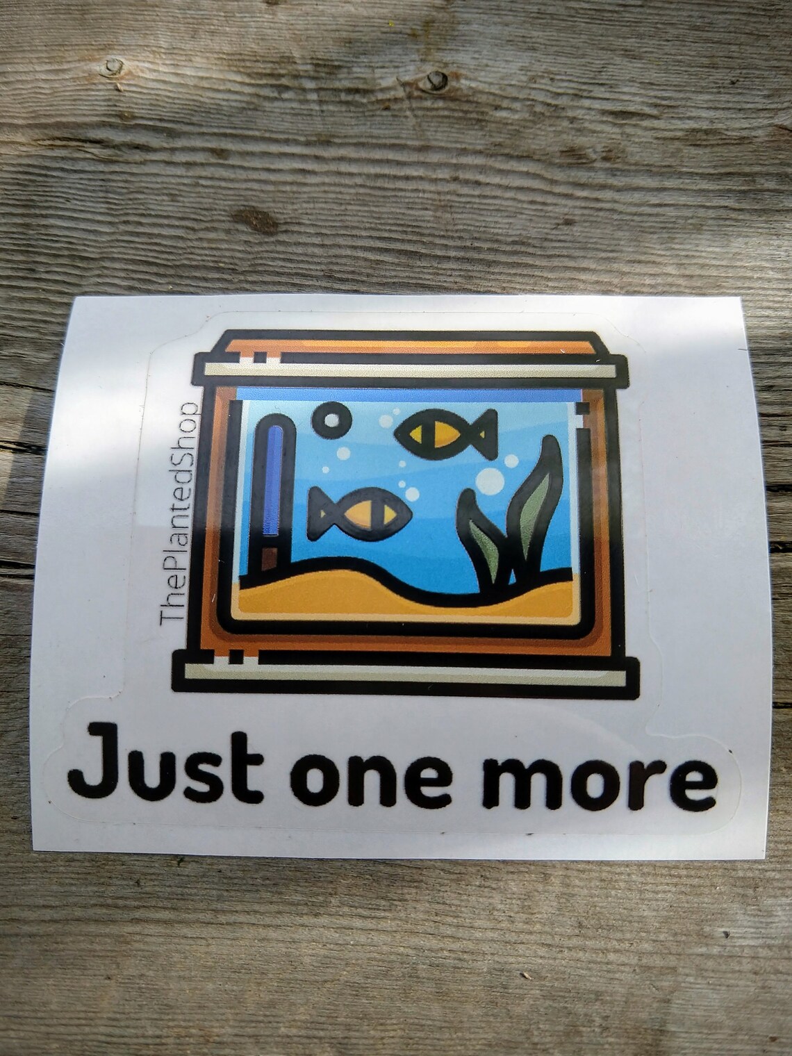 4 Fish Tank Decal Stickers Aquarium gifts Laptop Hobby Vinyl | Etsy