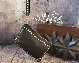 Black Studded Phone Case - Etsy